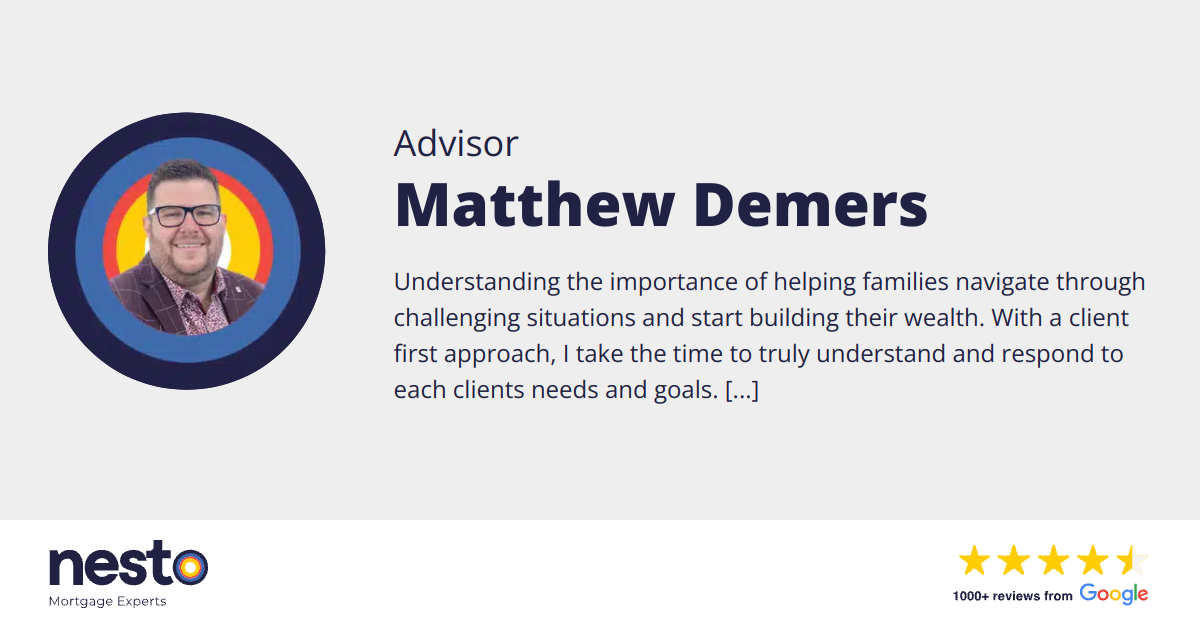 Matthew Demers Mortgage Advisor - nesto.ca