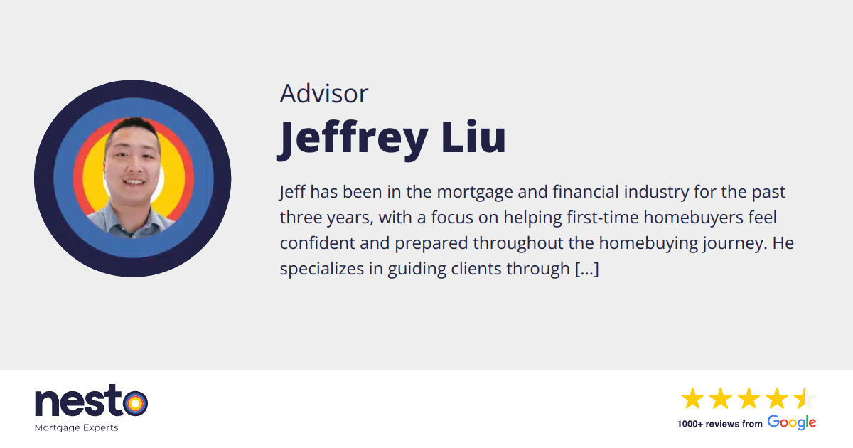 Jeffrey Liu Mortgage Advisor - nesto.ca